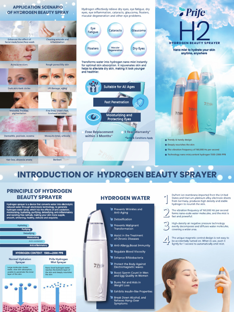 ZD - Hydrogen Beauty Spray en | PDF
