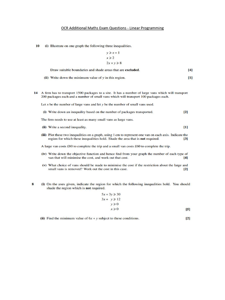 Linear Programming | PDF