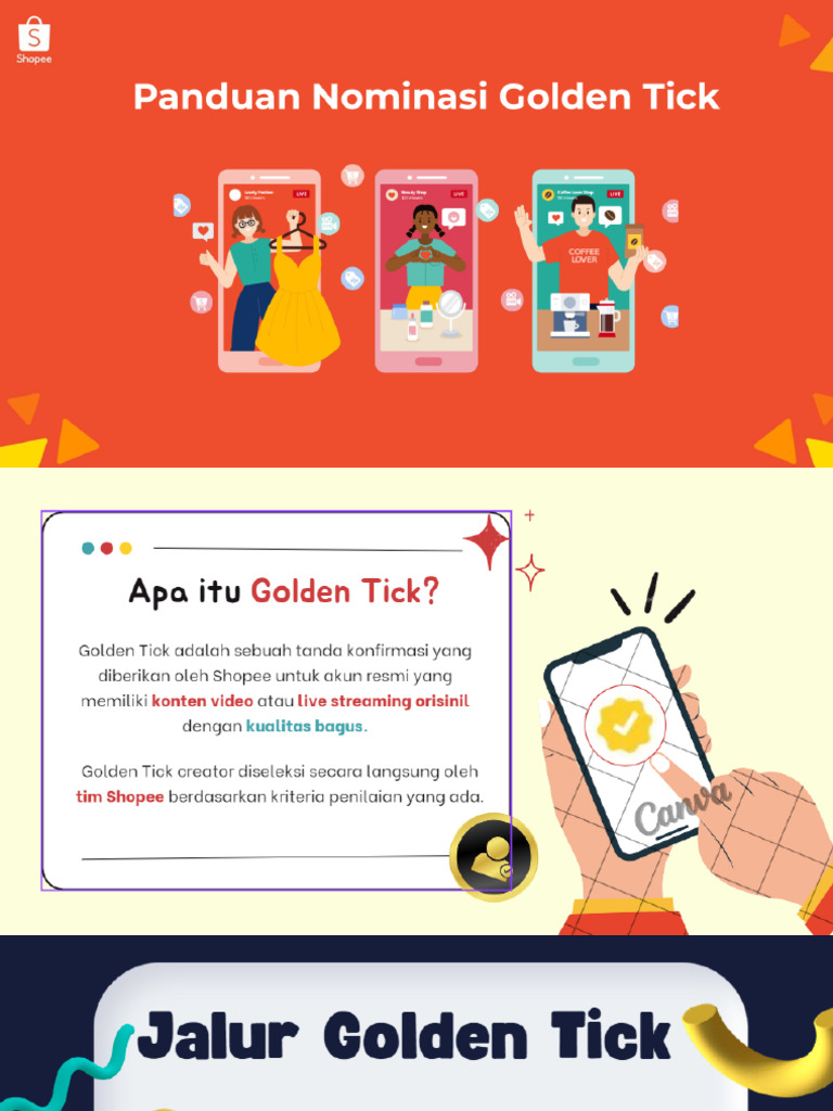 (SHOPEE) Panduan Nominasi Golden Tick?? | PDF