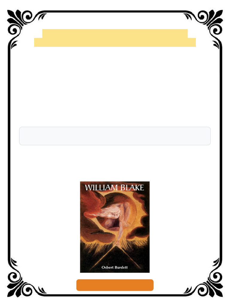 William Blake 1. Auflage Edition Burdett ebook latest full release ...