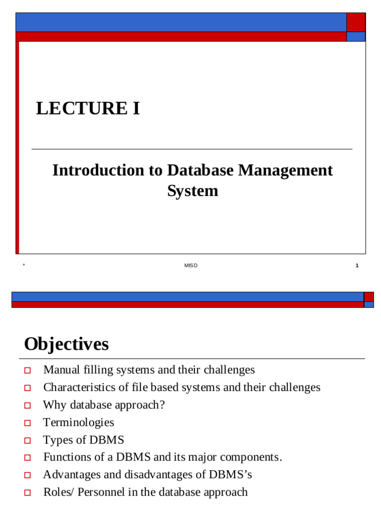 Module 1 Introduction to Databases | PDF | Databases | Database Design