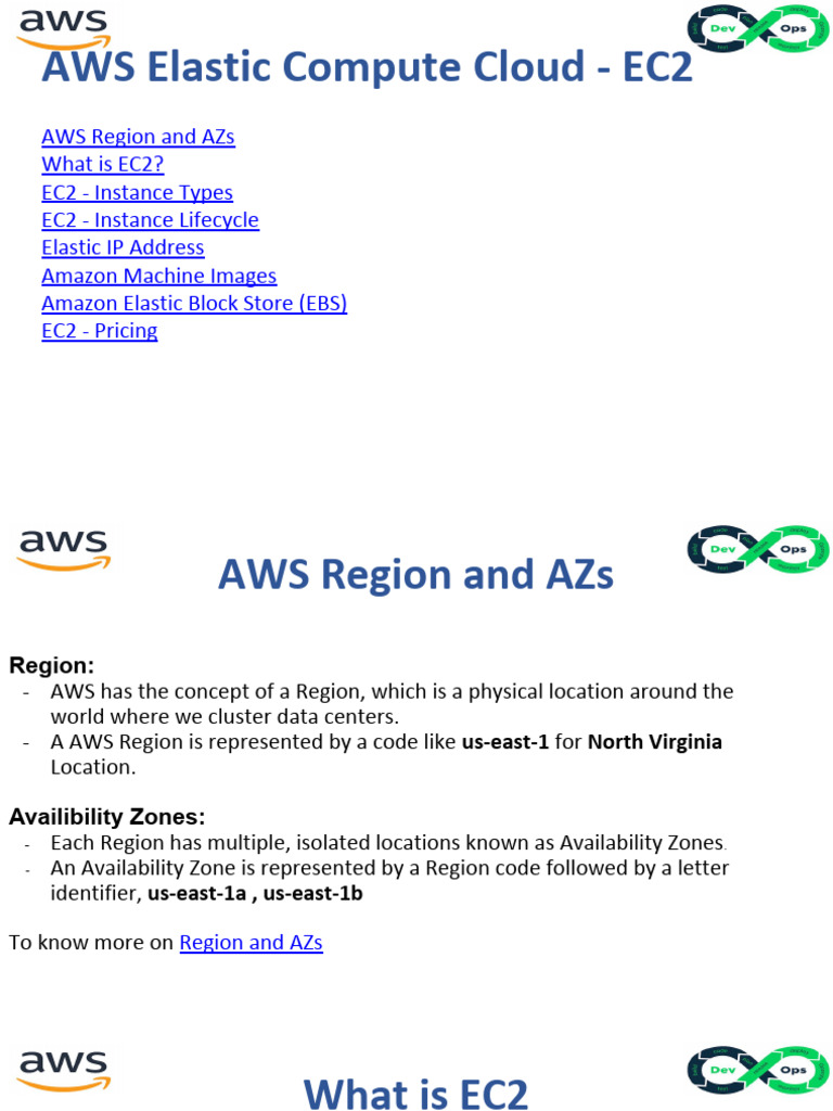 EC2 | PDF | Computing | Computer Architecture