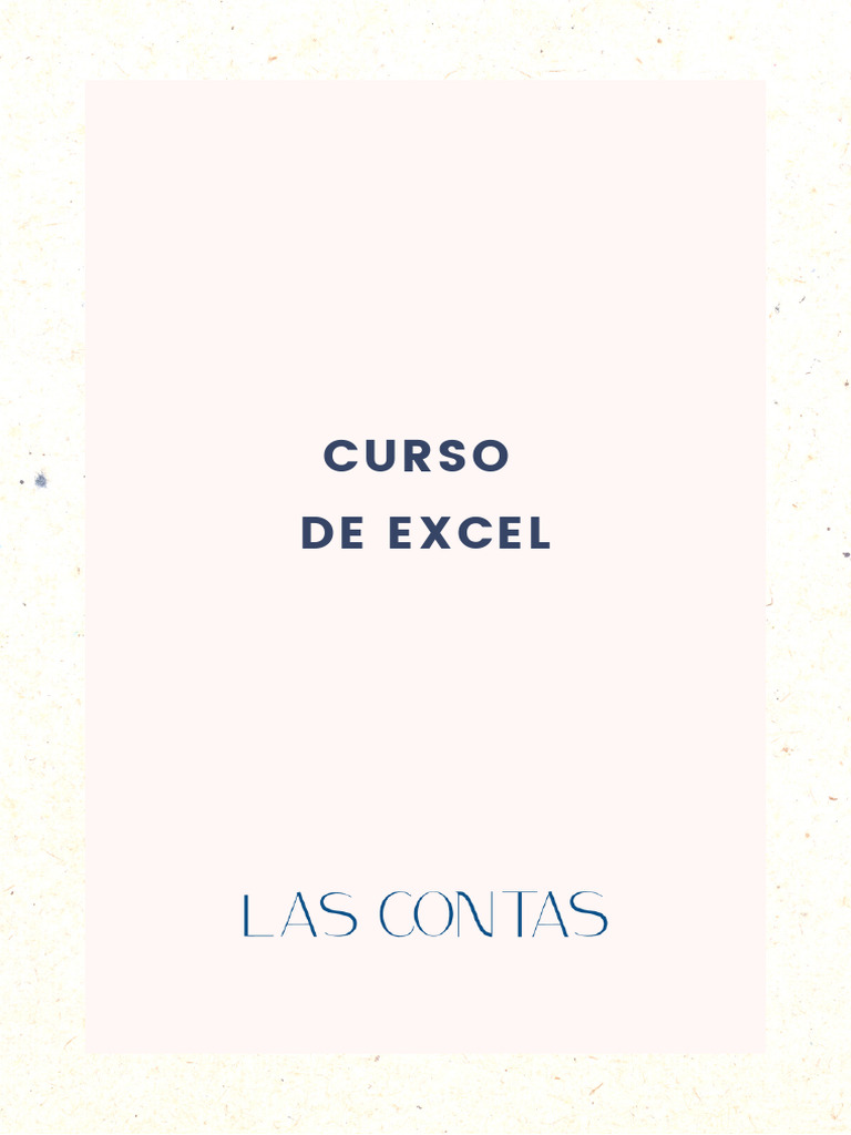 Curso Completo de Excel: Guía Práctica | PDF | Microsoft Excel | Hoja ...