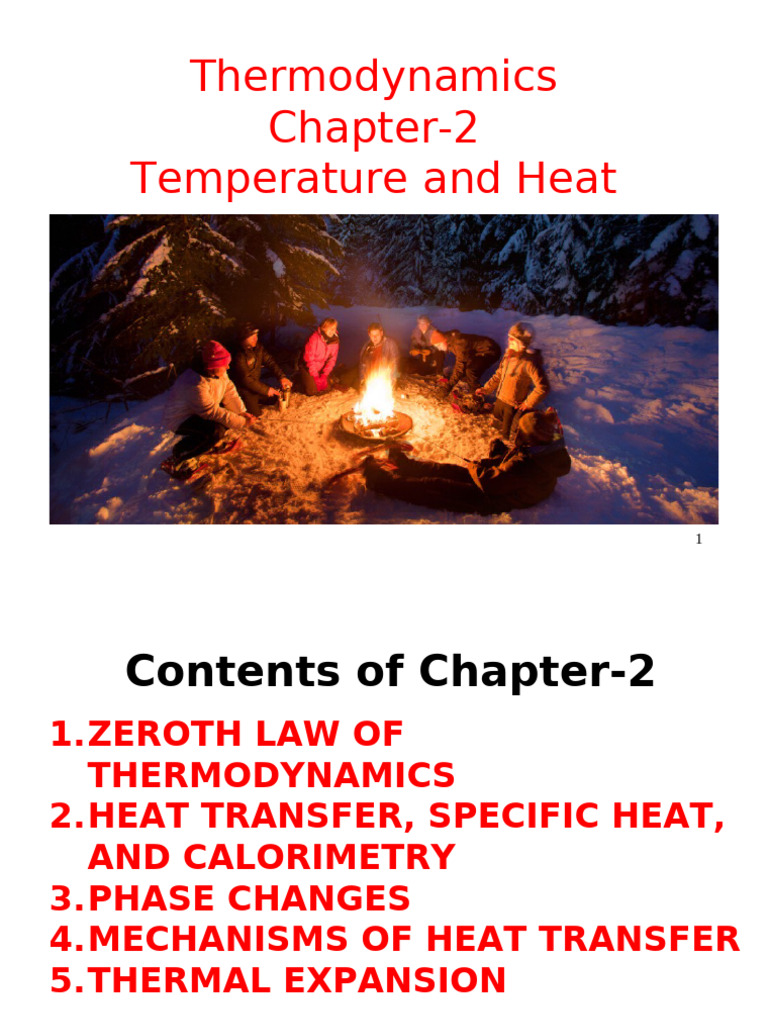 Chapter 2 Lecture 3 | PDF | Calorie | Heat