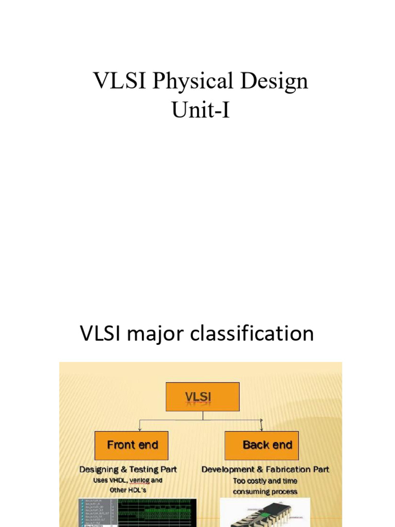VLSI Physical Design Process Overview | PDF | Logic Synthesis ...