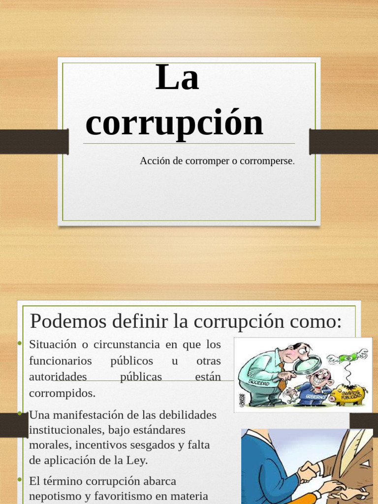 La Corrupcion | PDF | Corrupción política