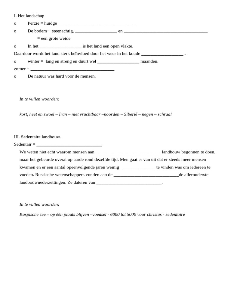 invultekst perzie | PDF