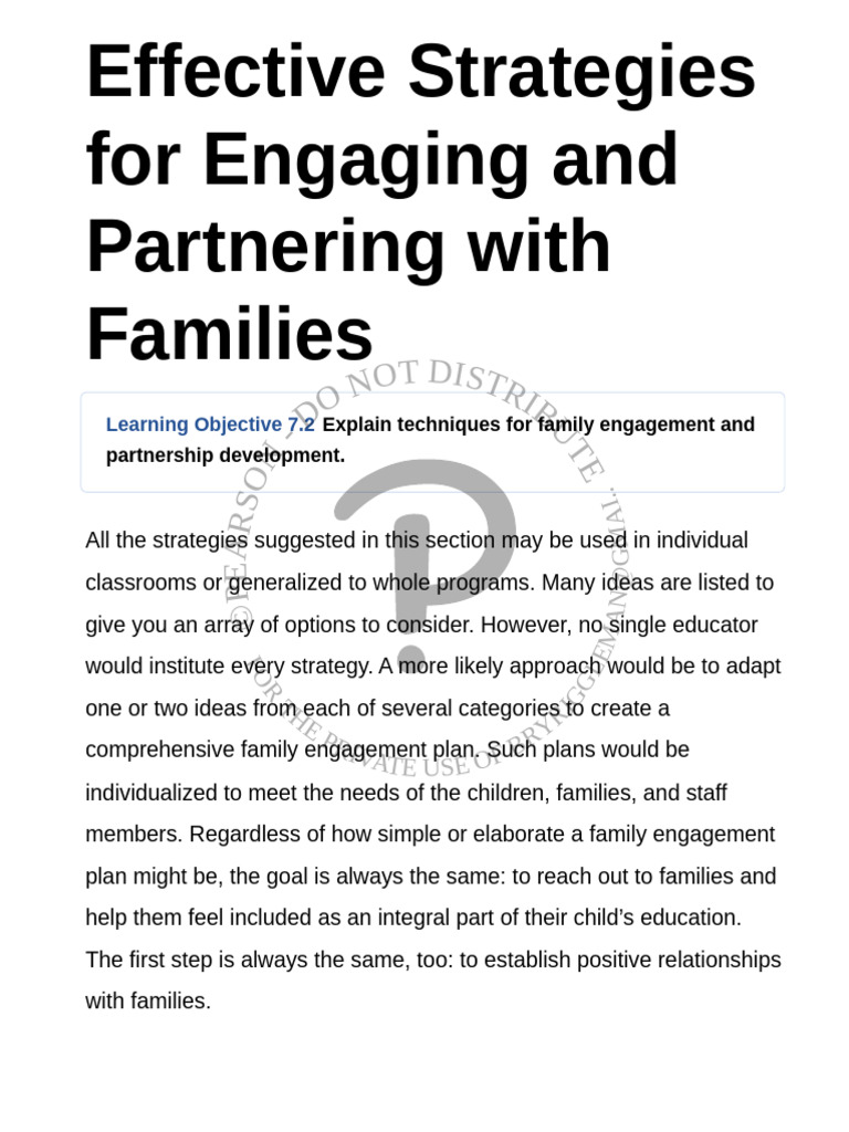 7a | PDF | Communication | Parenting