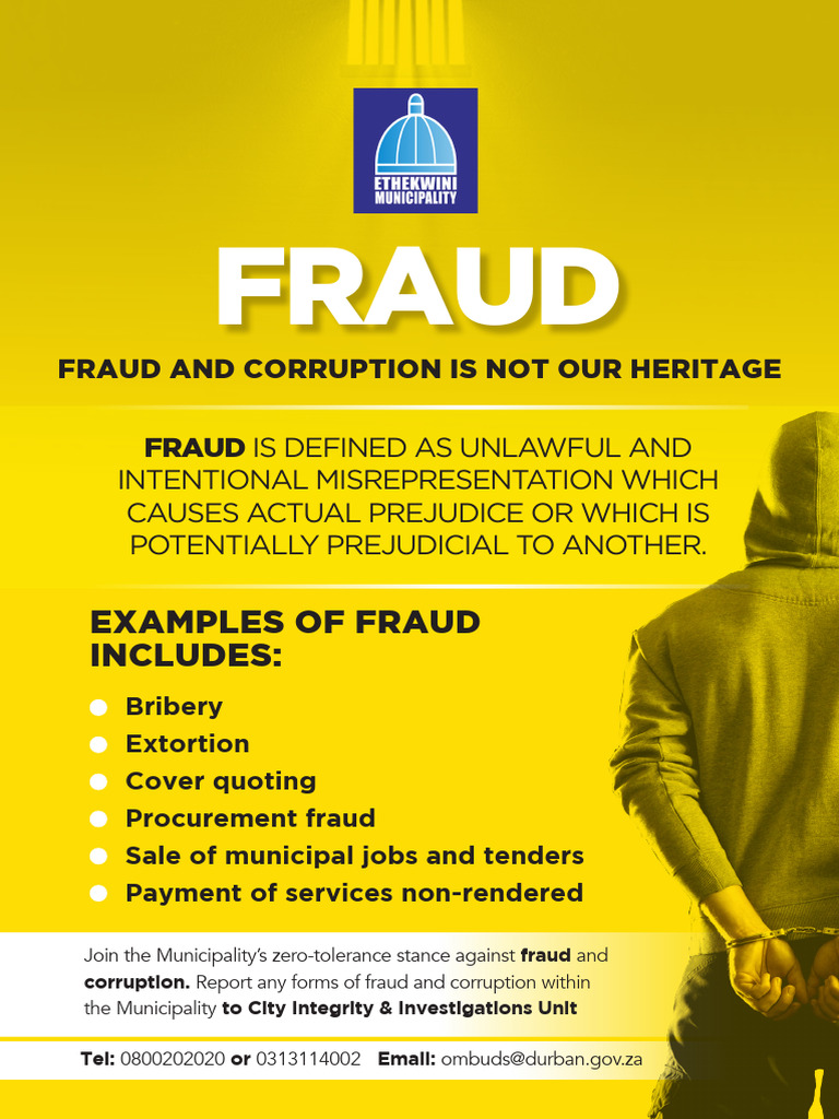 Report Fraud and Corruption 1 | PDF
