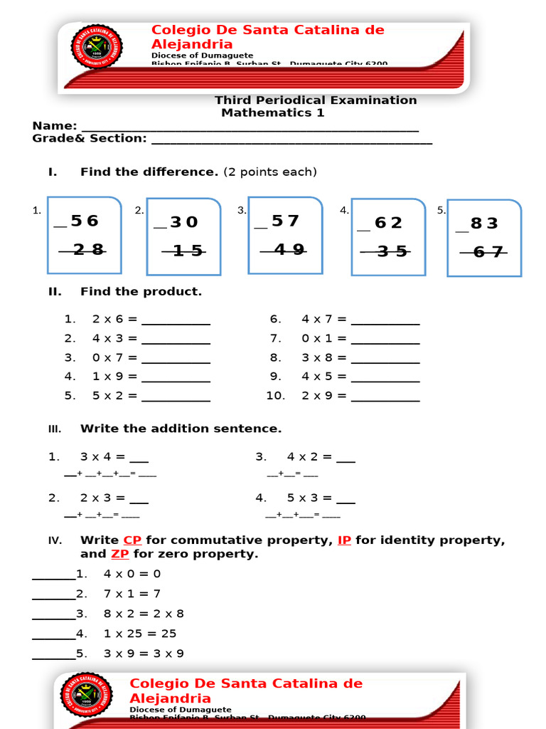 Third Periodical Exam | PDF