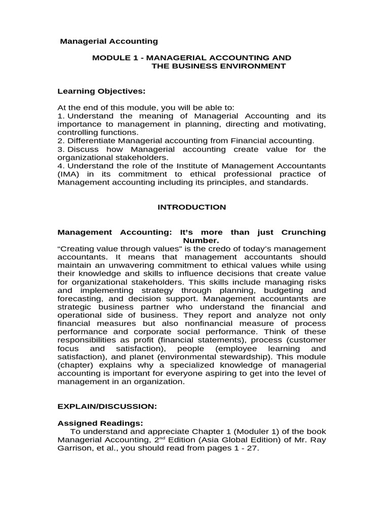 Mgrl.-Acctg.1-Module-1-Introduction | PDF | Management Accounting ...