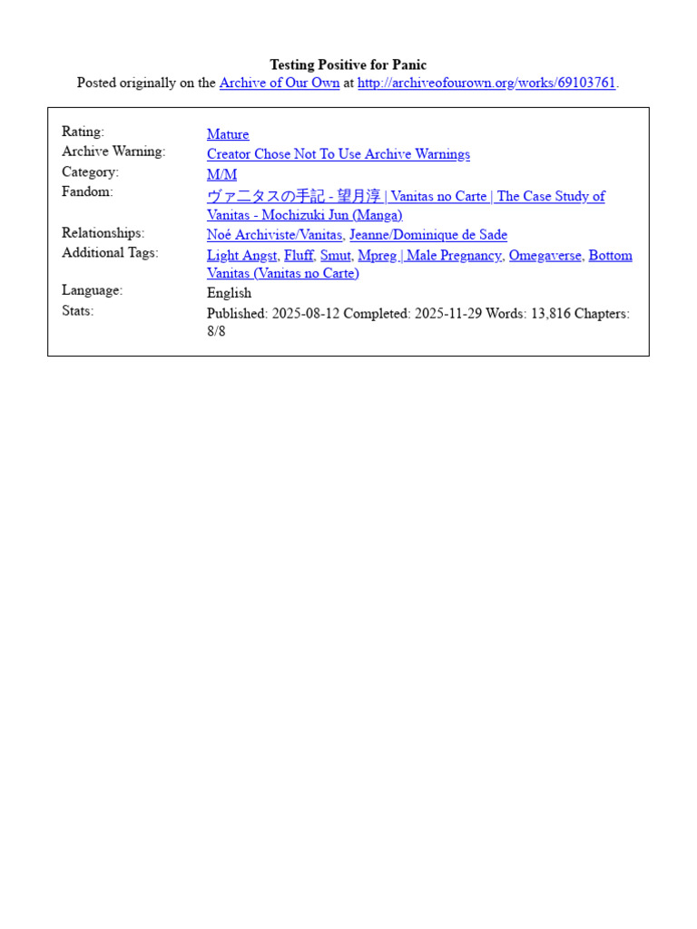 Testing Positive For | PDF