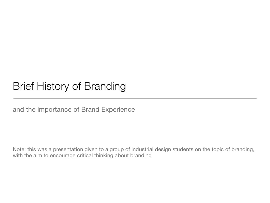 Brief History of Branding Explained | PDF | Social Science | Art