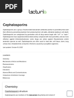 Beta-Lactam Cross-Reactivity Chart | PDF | Penicillin | Antibiotics