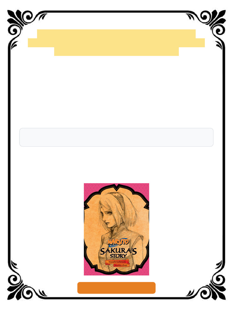 Naruto Sakura s Story 1st Edition Masashi Kishimoto And Tomohito Ohsaki ...