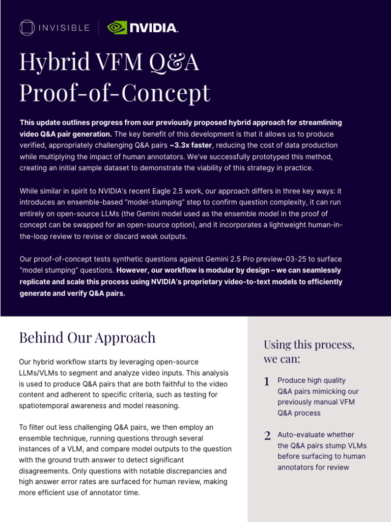Nvidia Hybrid Vfmqa One Pager | PDF