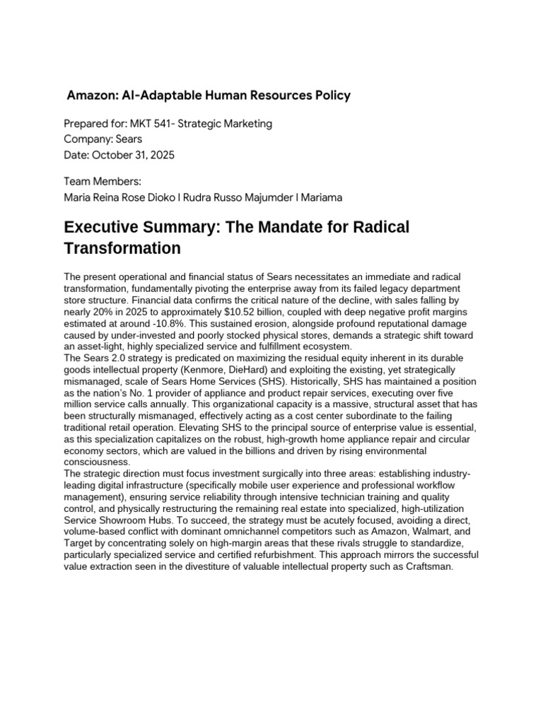 MKT 541 | PDF | Gross Margin | Brand