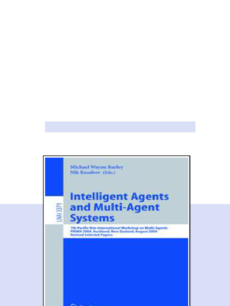 Intelligent Agents And Multiagent Systems 7th Pacific Rim International ...