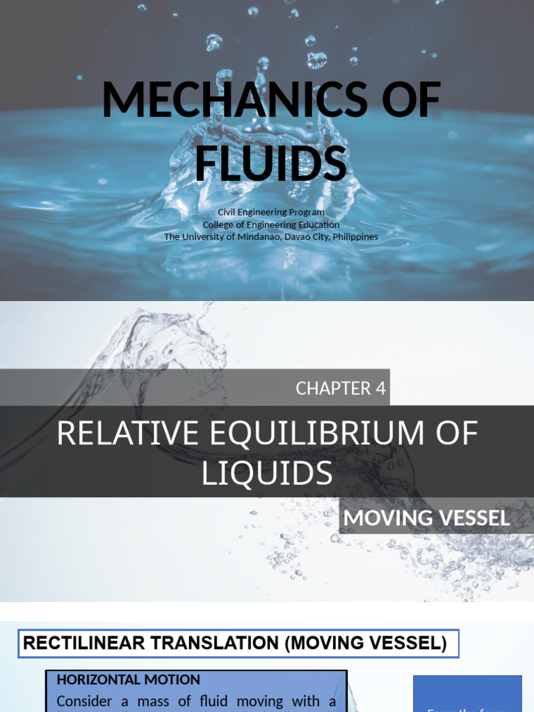 08. Moving Vessel - Tagged | PDF | Force | Pressure