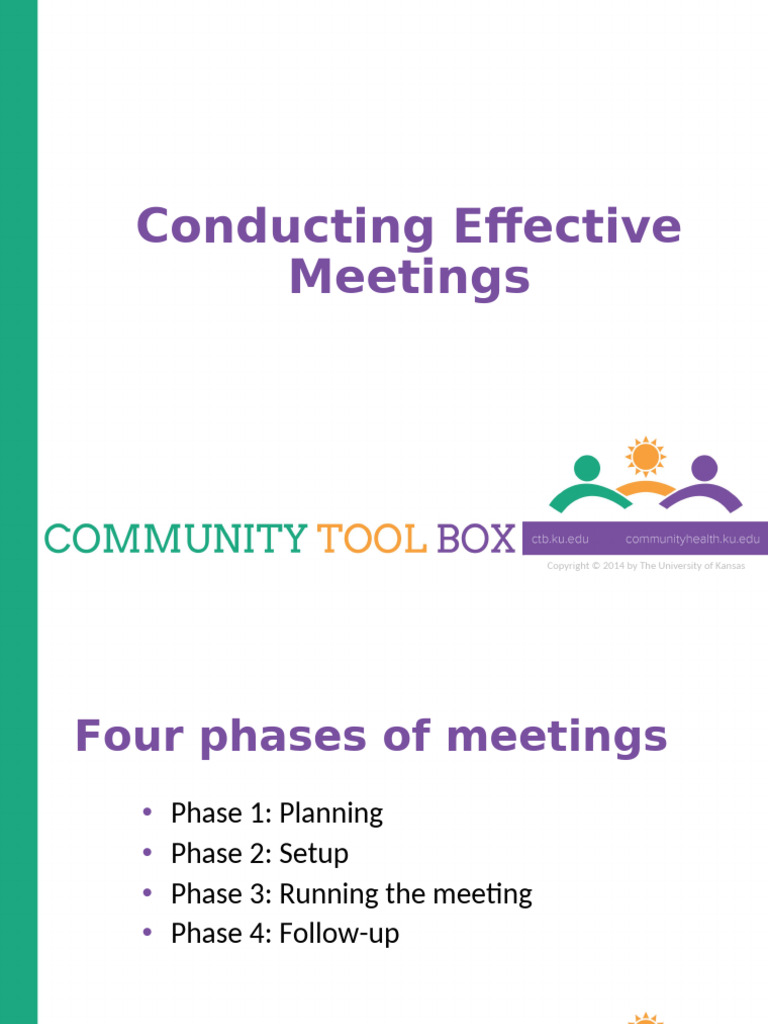 Conducting Effective Meeting | PDF