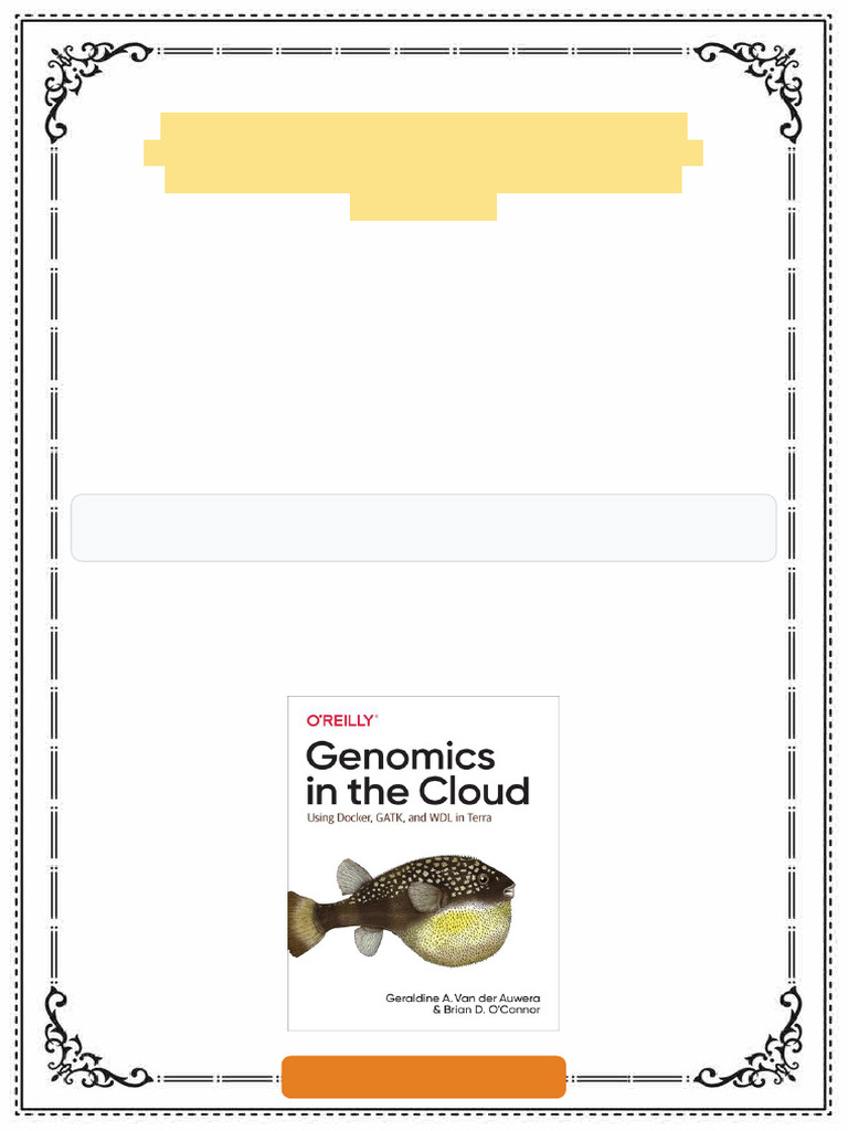Genomics in the Cloud Using Docker GATK and WDL in Terra 1st Edition ...