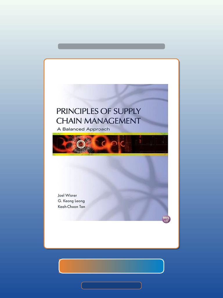 Test Bank For Principles of Supply Chain Management A Balanced Approach ...