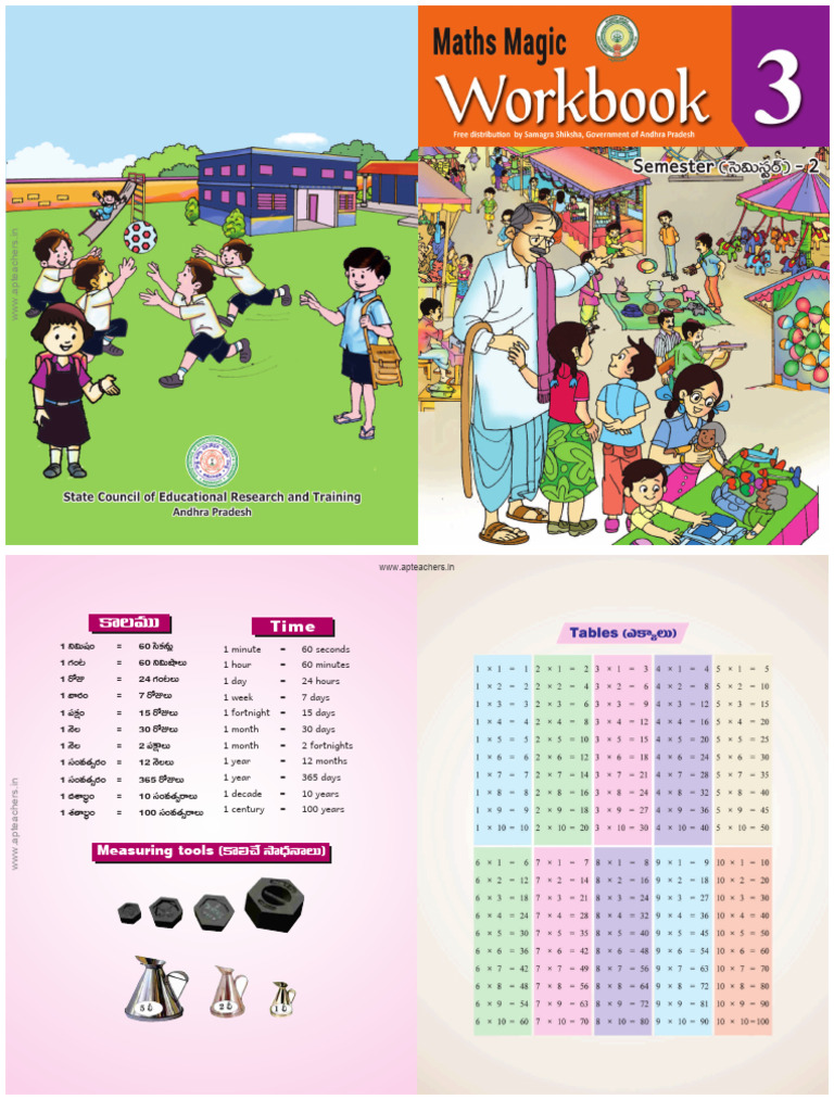 3 Maths SEM-2 Workbook | PDF | Division (Mathematics) | Litre