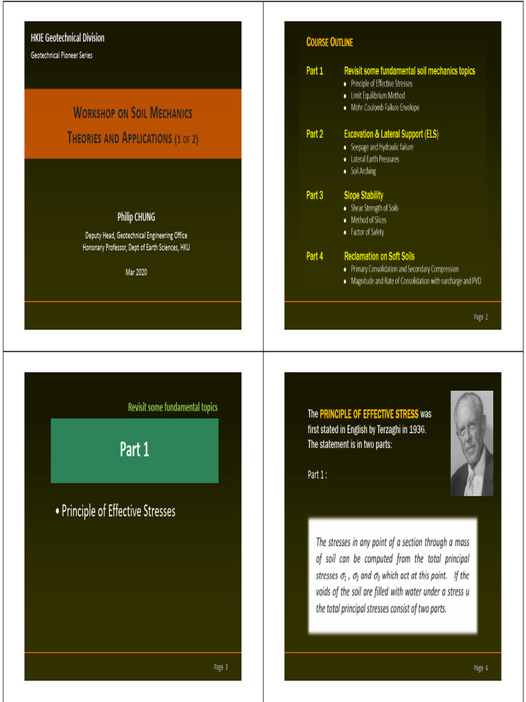 HKIE GD Workshop On Soil Mechanics (1 of 2) | PDF | Geotechnical ...