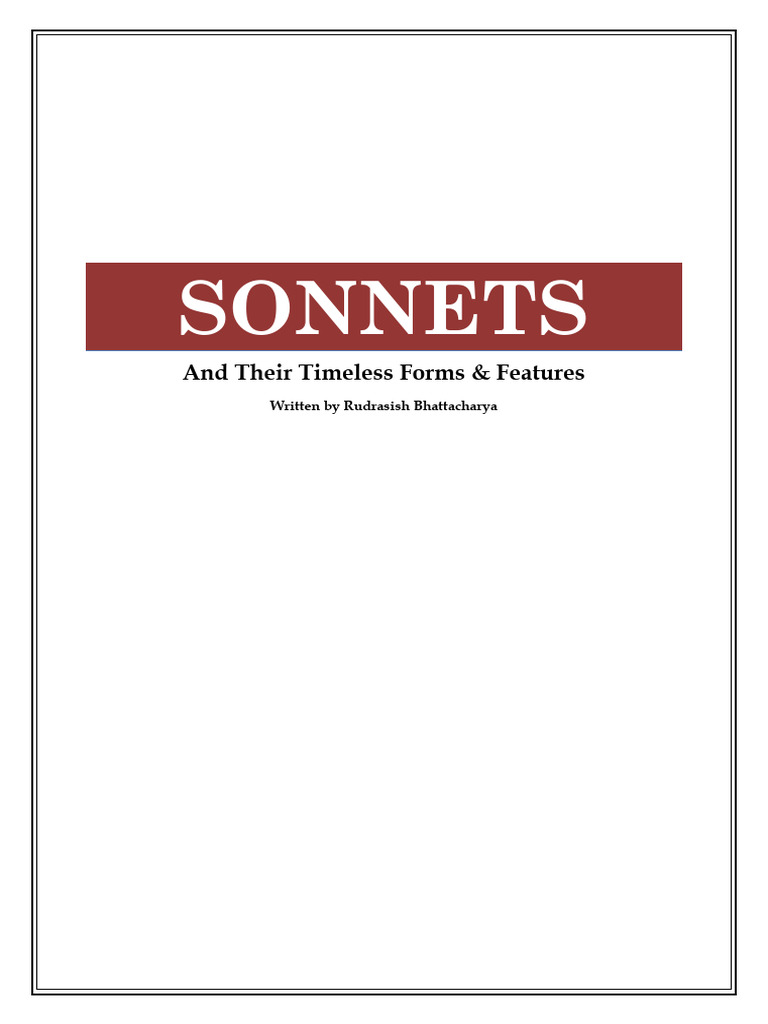 Types of Sonnets Explained | PDF | Sonnets | Poetry