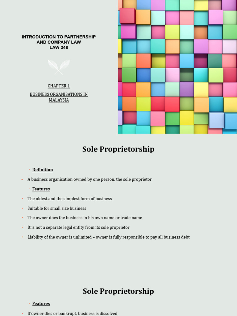 1. Introduction to Partnership and Company Law.pptx | PDF | Limited ...