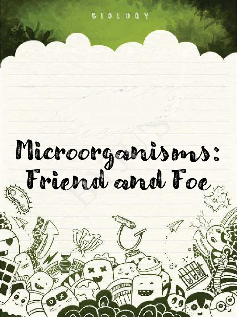 Microorganisms Friend and Foe (1) 251029 200028 | PDF