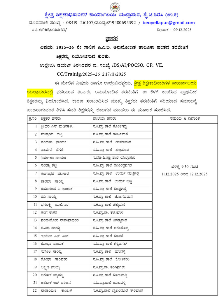 PAB 3-5 Training Batch 3 BEO Office | PDF
