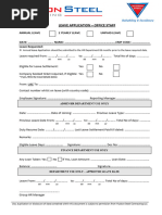 Annual Leave Carry Over Application Form | PDF | Finance & Money Management