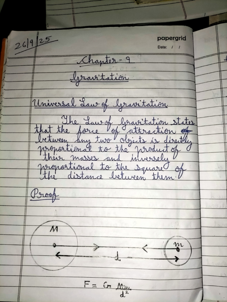 Physics Gravitation | PDF