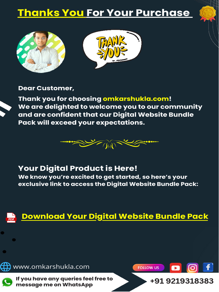 New Website Template Kit With Bonuses Omkar Shukla 2025 New 1 | PDF