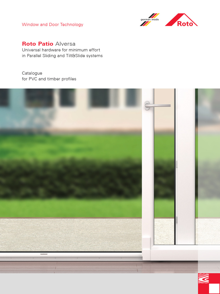 Roto Patio Alversa - Catalogue For PVC and Timber Profiles | PDF ...