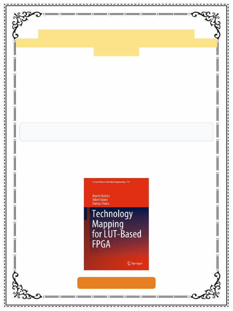 Technology Mapping For LUT-Based FPGA Marcin Kubica Ebook Content ...