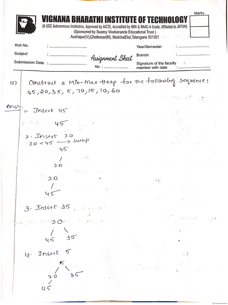 Ads Assignment - 01 | PDF