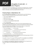 8th Model Papers (PECTA) 2026 | PDF