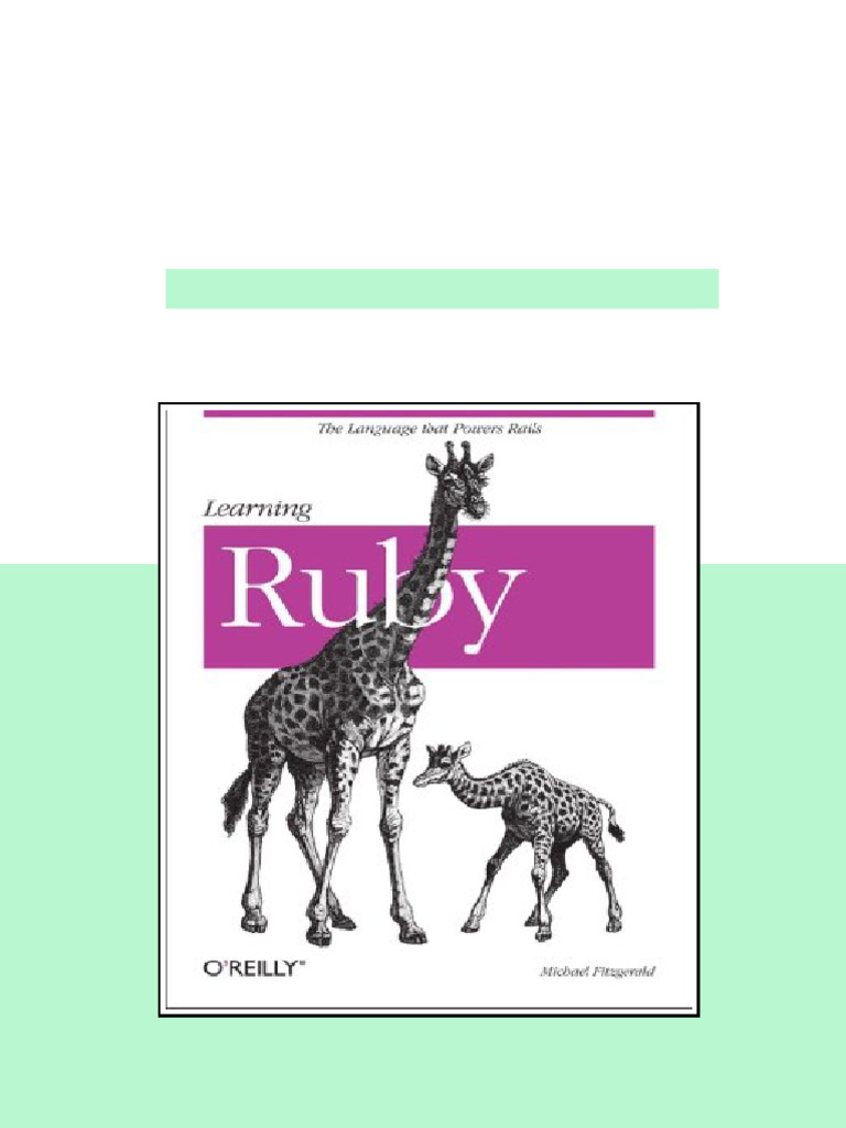 Learning Ruby 1st ed Edition Michael James Fitzgerald - ebook and ...