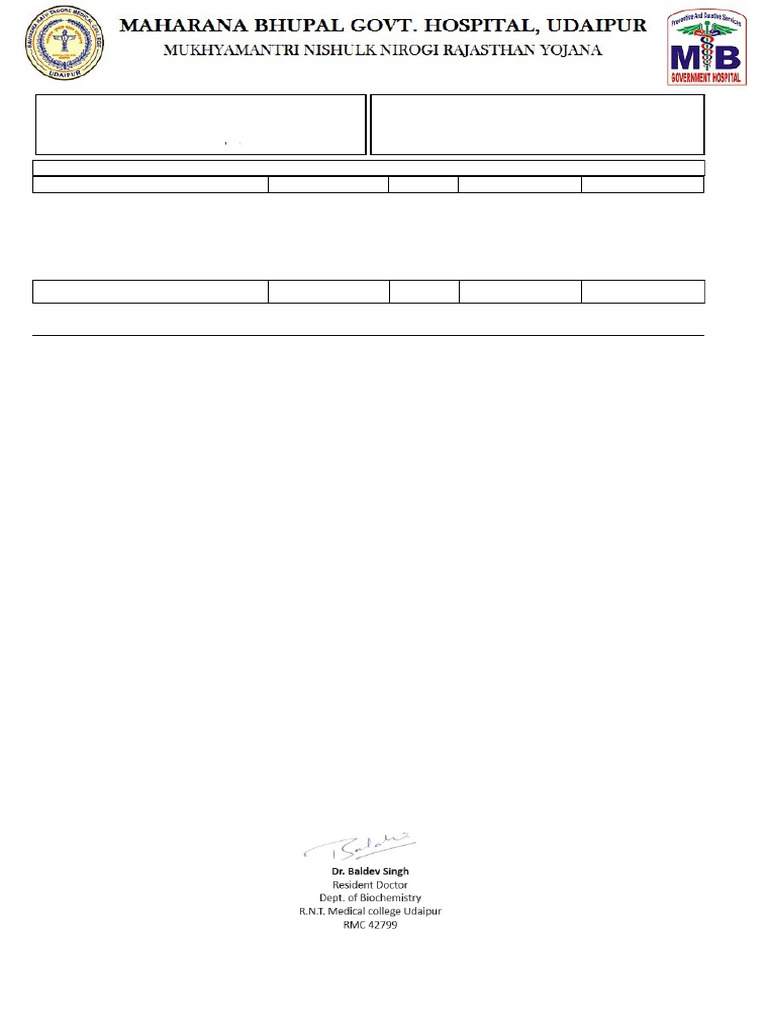 TSH Test Results for Mr. Pooja | PDF