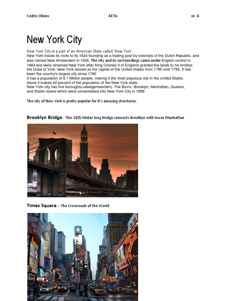 New York City | PDF