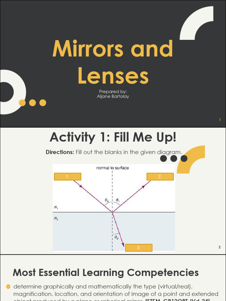 Understanding Mirrors and Lenses | PDF | Electromagnetic Radiation ...