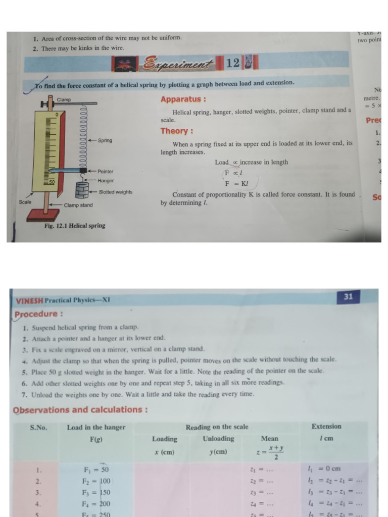 Physics Experiment | PDF