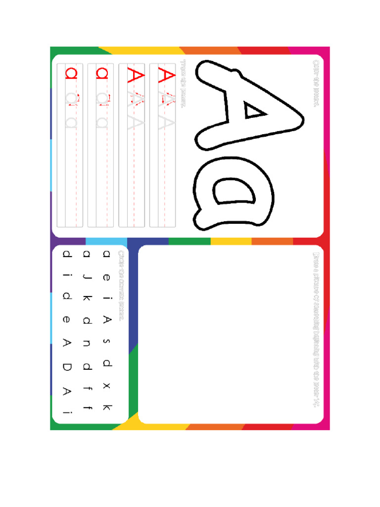 Alphabet Coloring Worksheet | PDF