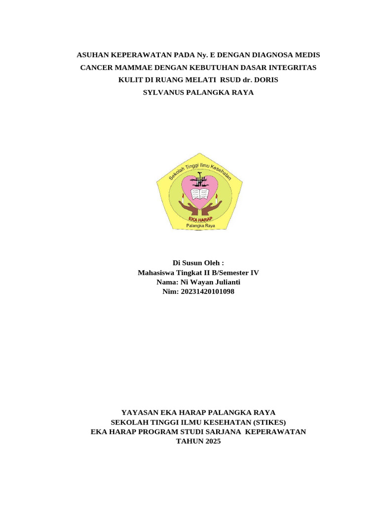 Asuhan Keperawatan Cancer Mammae | PDF