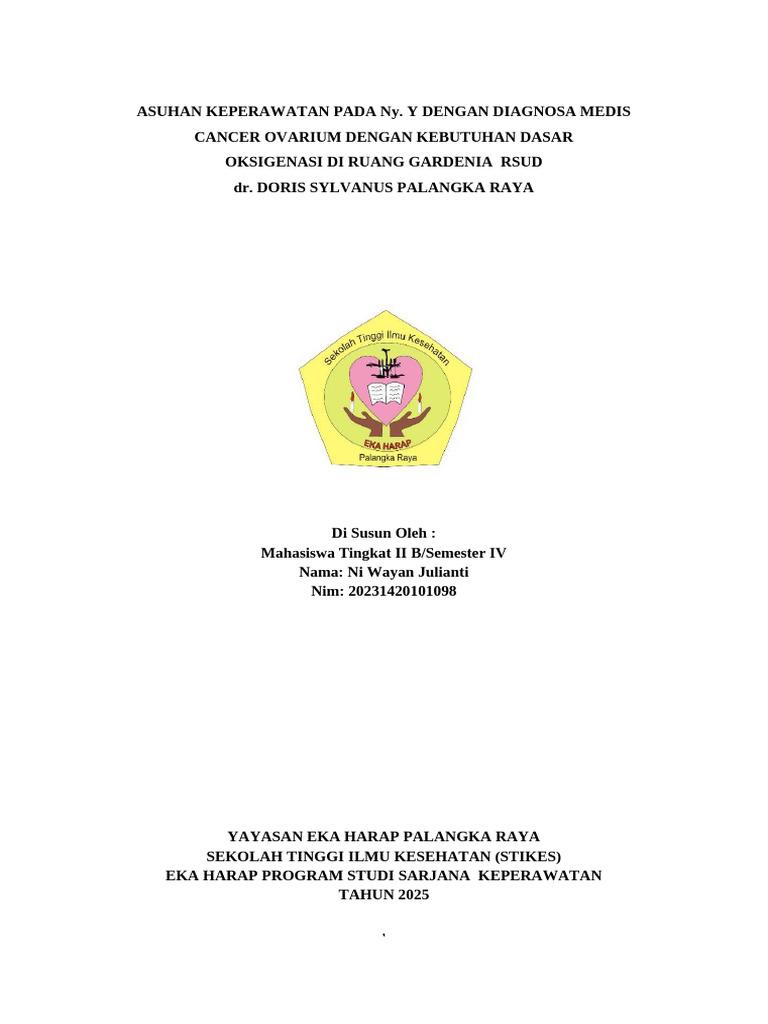 Asuhan Keperawatan Cancer Ovarium | PDF
