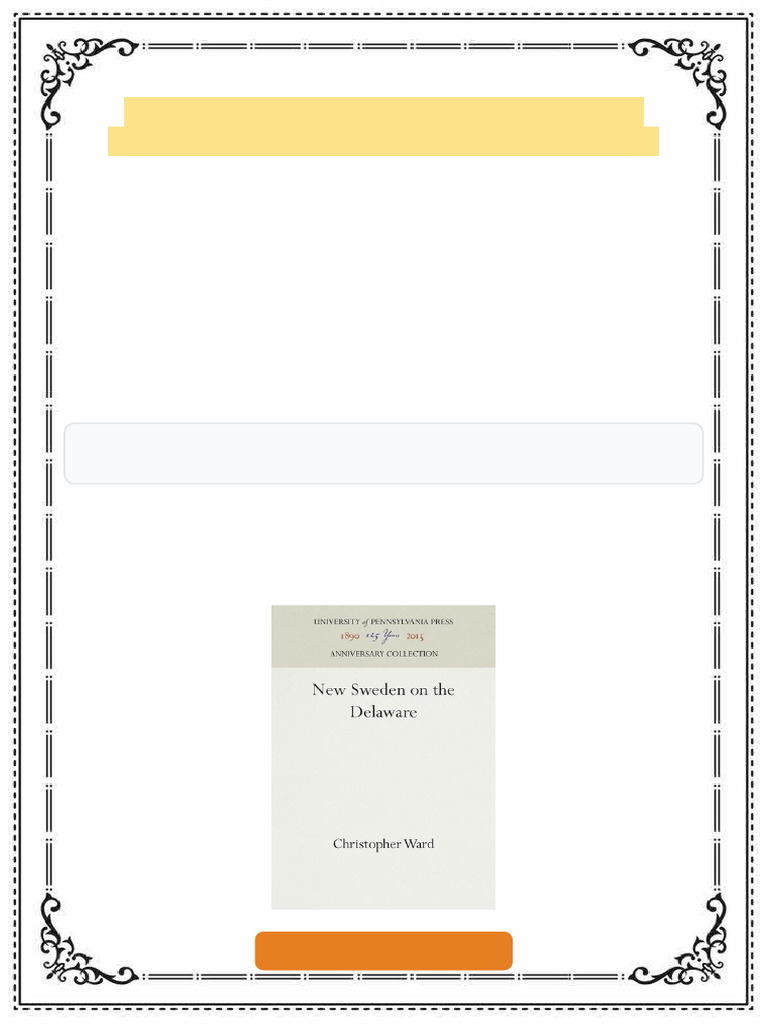 New Sweden On The Delaware Christopher Ward Ebook Upgraded Layout | PDF