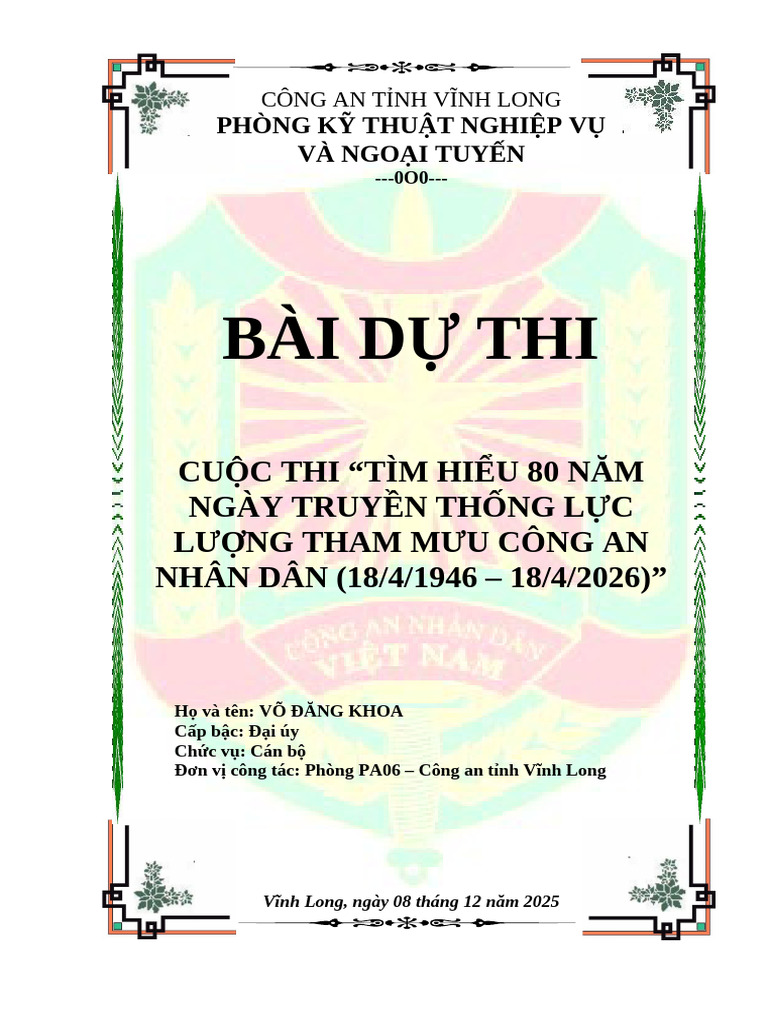 Bia Bai Du Thi | PDF
