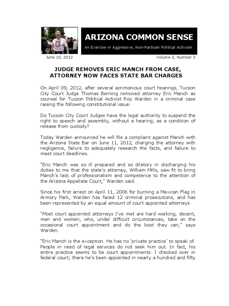 Tucson Attorney Eric Manch Is A Fraud | PDF | Lawyer | Practice Of Law